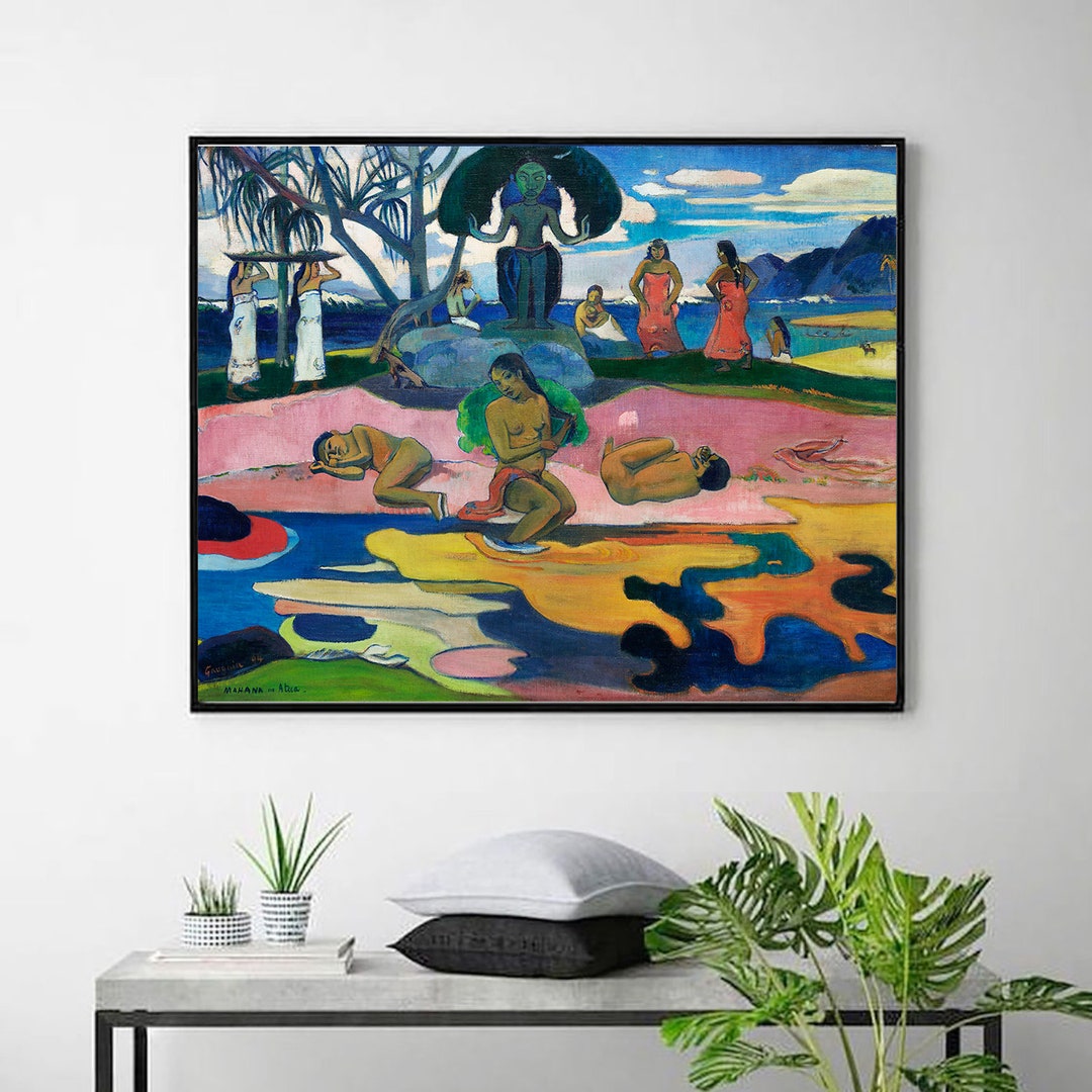 Día del Dios Reproducción de una pintura clásica, impresión de arte ...