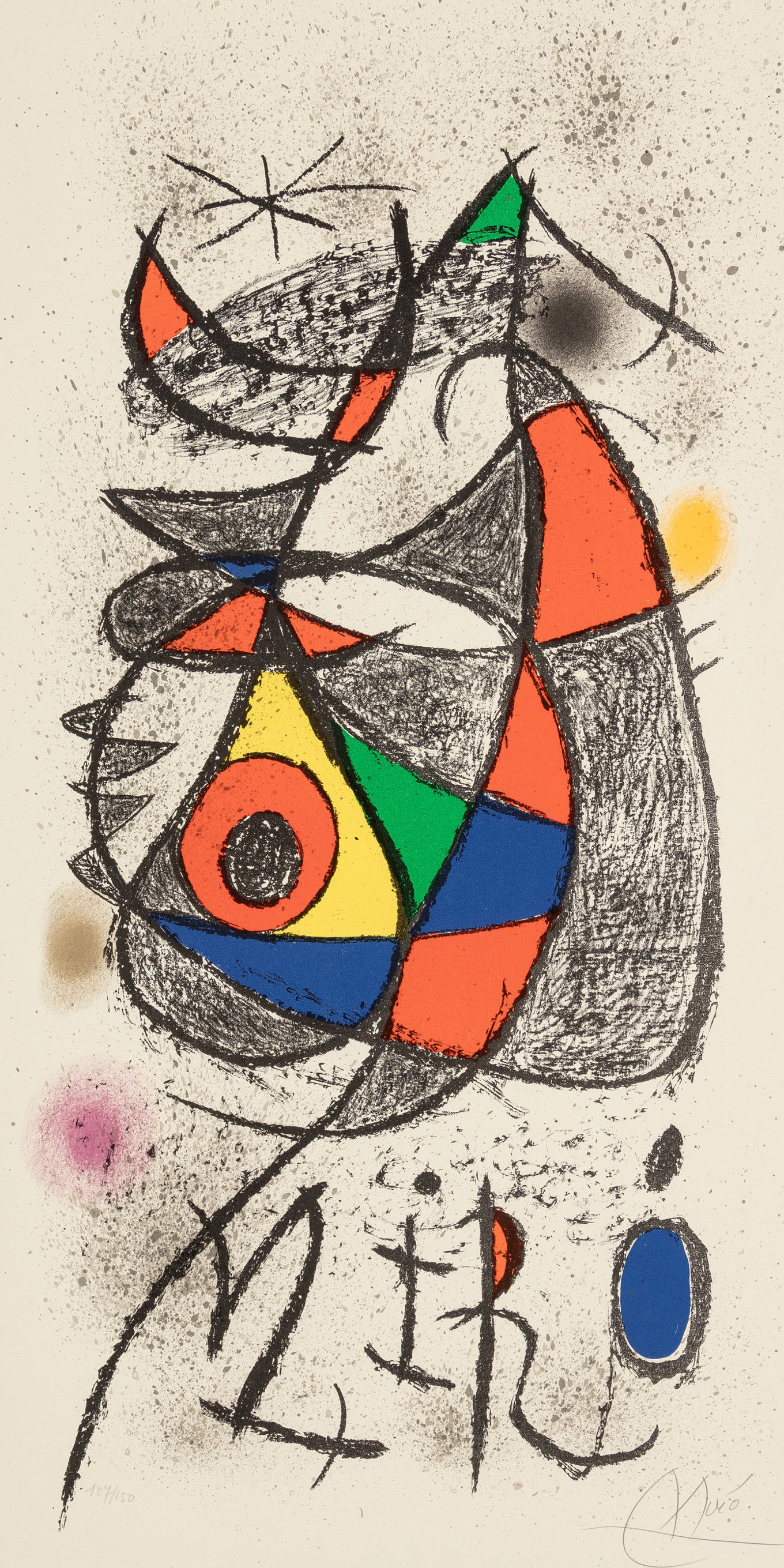 Joan Mir Poster for Exhibition'peintures Gouaches - Etsy