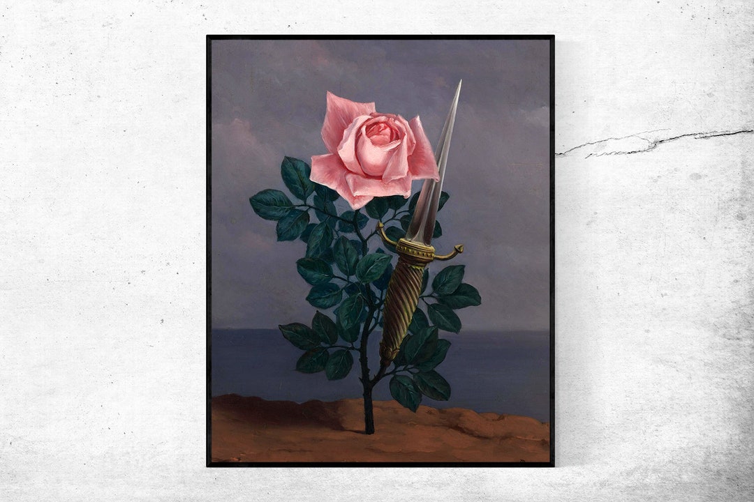 The Blow to the Heart-rene Magritte,home Office Decor,surrealist Art ...