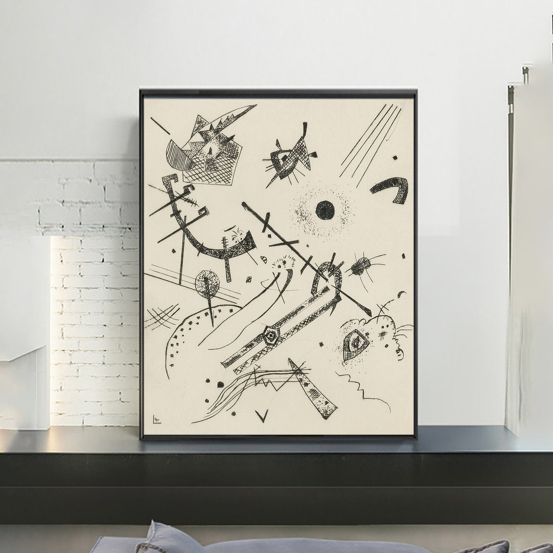 KLEINE WELTEN Xi-wassily Kandinsky,home Office Decor,minimalism ...