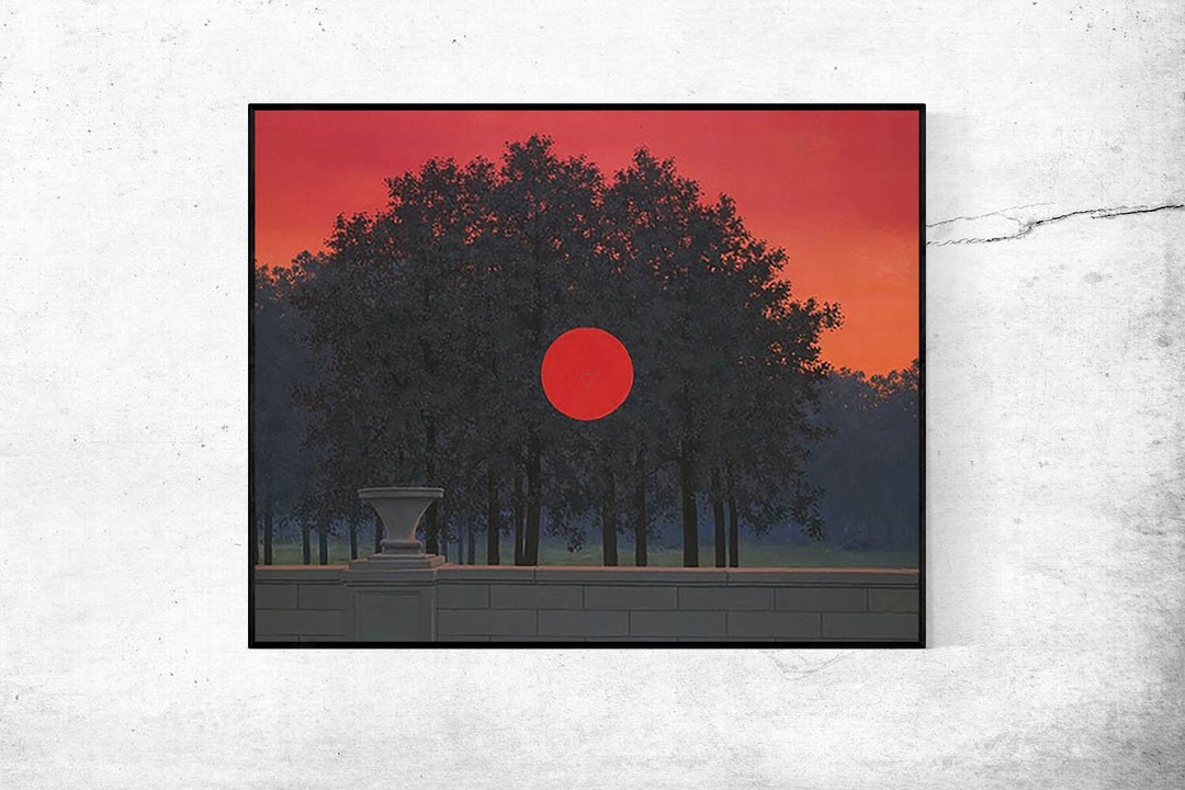 The Banquet-rene Magritte,home Office Decor,surrealist Art,abstract ...