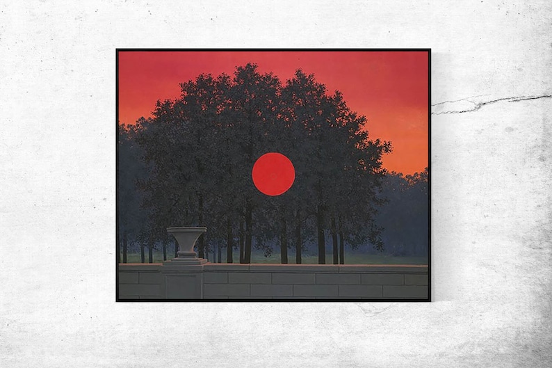 The Banquet-rene Magritte,home Office Decor,surrealist Art,abstract ...