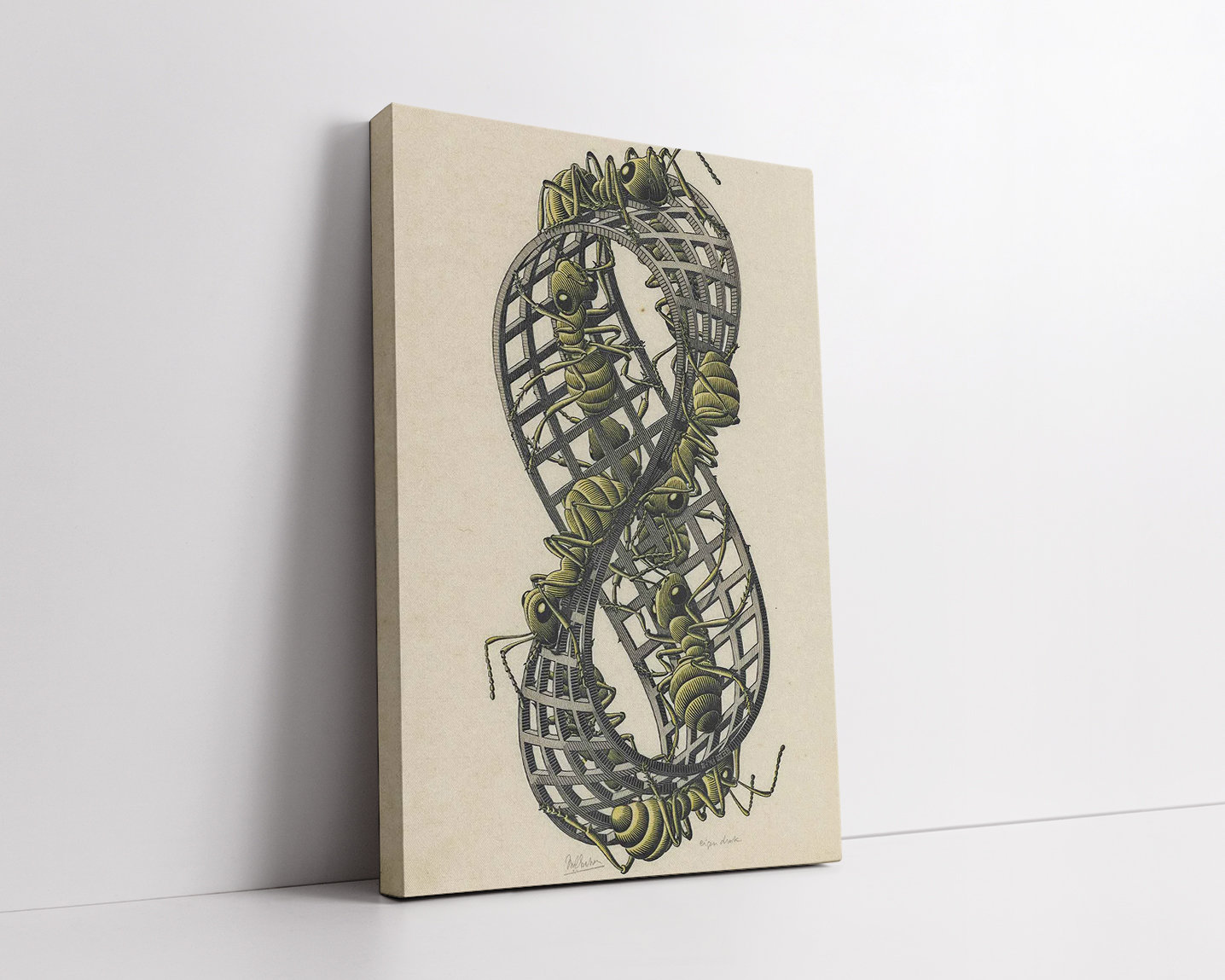 Mobius Strip-maurits Cornelis Escher,home Office Decor,modern ...