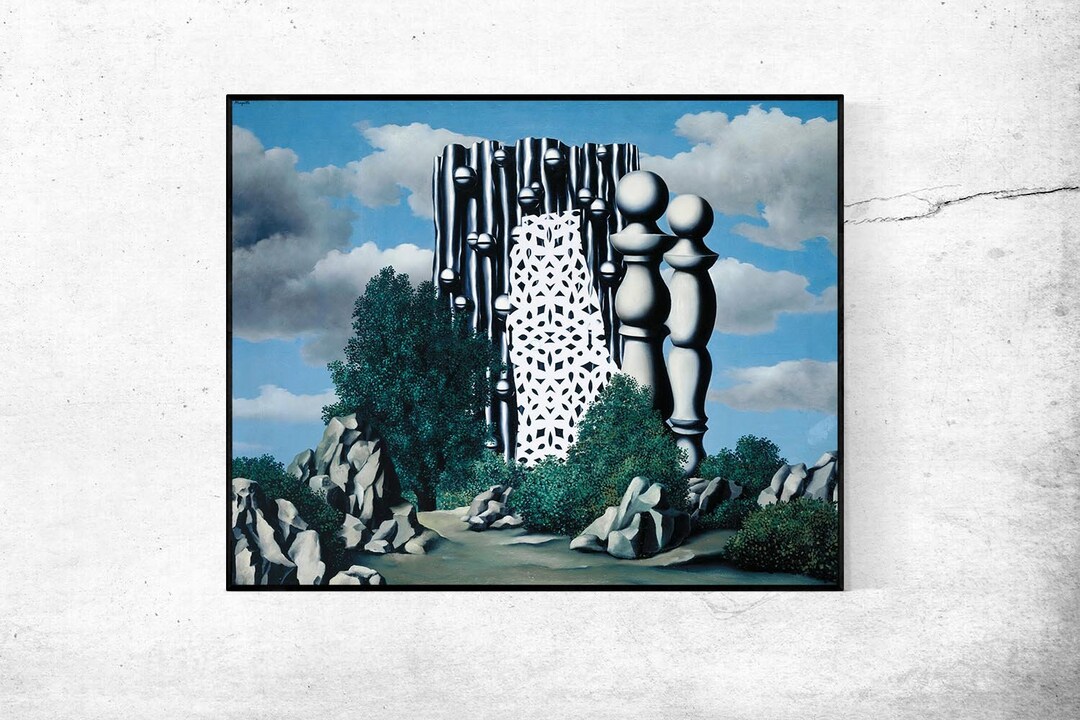 The Annunciation -rene Magritte,home Office Decor,surrealist Art ...