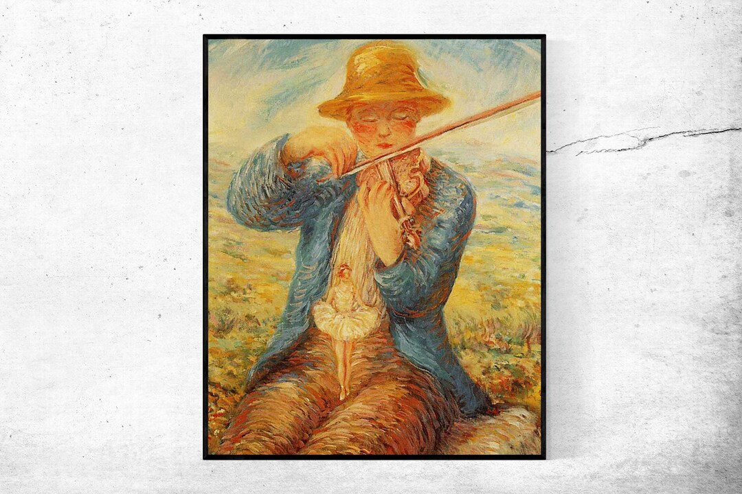 The First Day -rene Magritte,home Office Decor,surrealist Art,abstract ...
