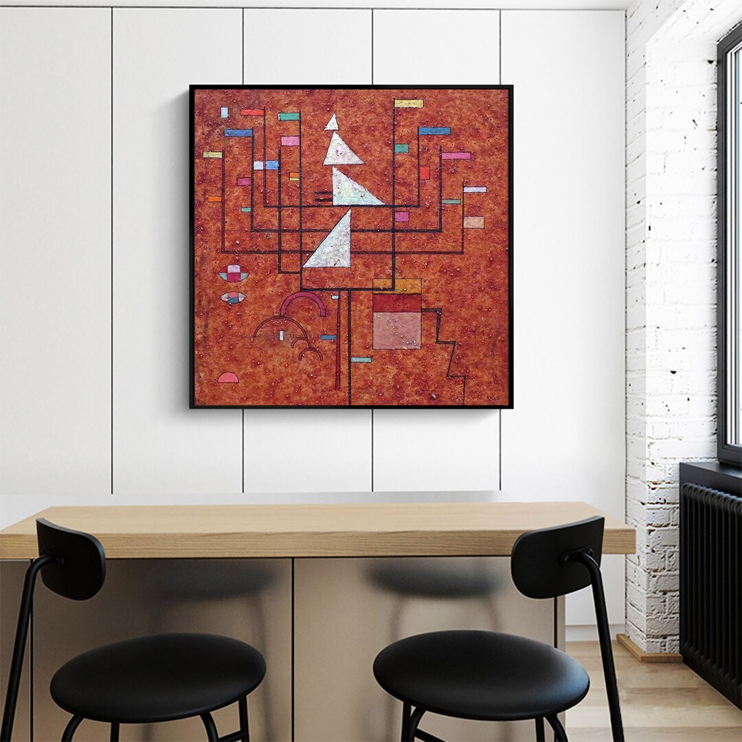 Yellow Border-wassily Kandinsky,home Office Decor,minimalism,abstract ...