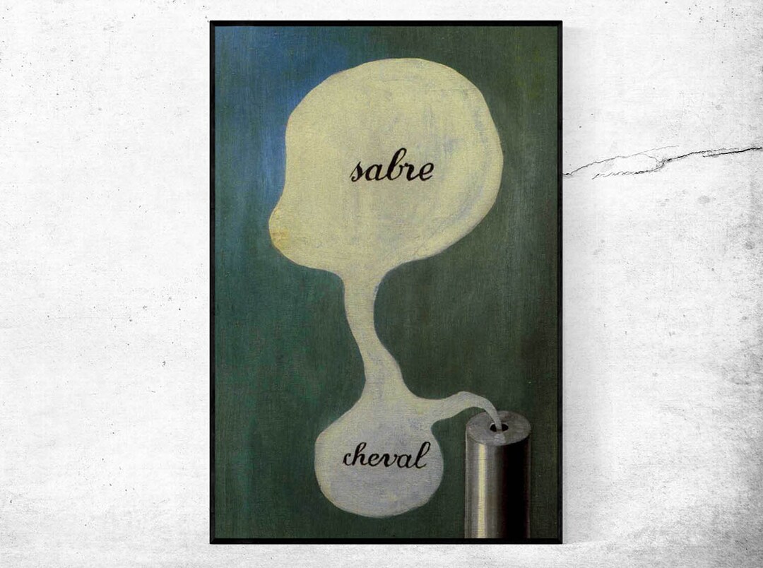 The Tree of Knowledge-rene Magritte,home Office Decor,surrealist Art ...