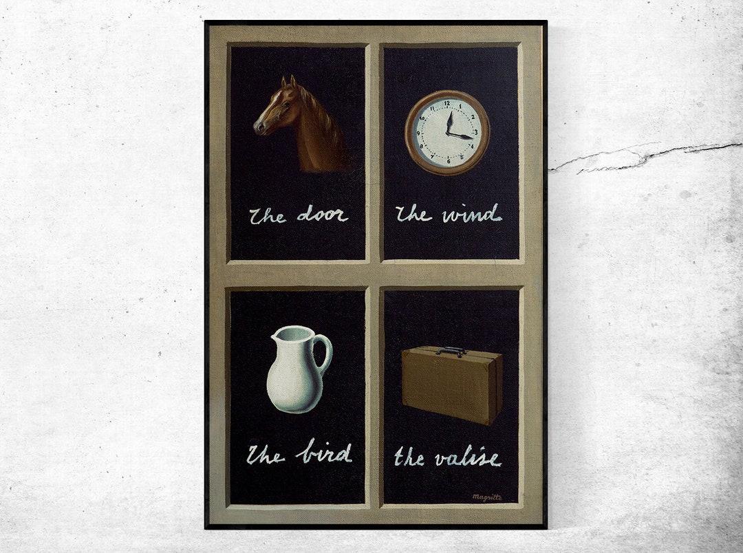 Key to Dreams-rene Magritte,home Office Decor,surrealist Art,abstract Painting,exhibiton Poster ...