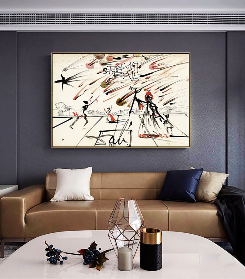 STARLIGHT Ball-salvador Dali,home Office Decor,exhibition Poster ...
