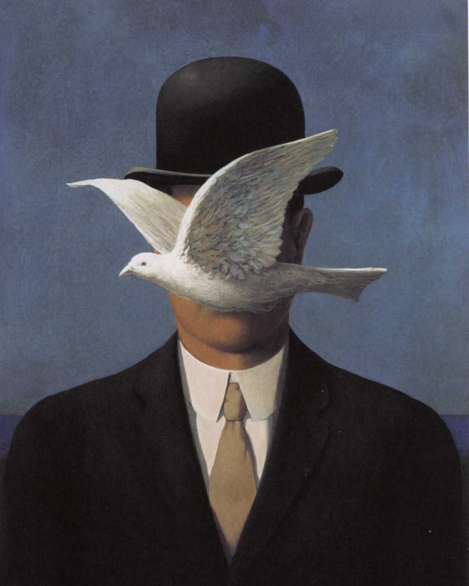 Man in a Bowler Hat-rene Magritte,home Office Decor,surrealist Art ...