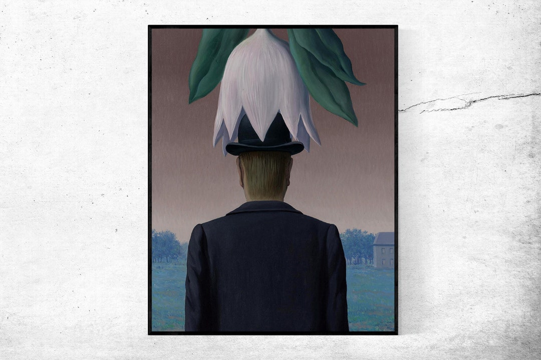The Opaki -rene Magritte,home Office Decor,surrealist Art,abstract ...