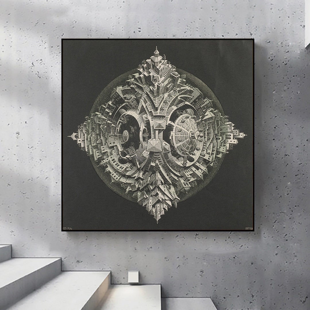 Tetrahedral Planetoid-maurits Cornelis Escher,modern Relativity ...