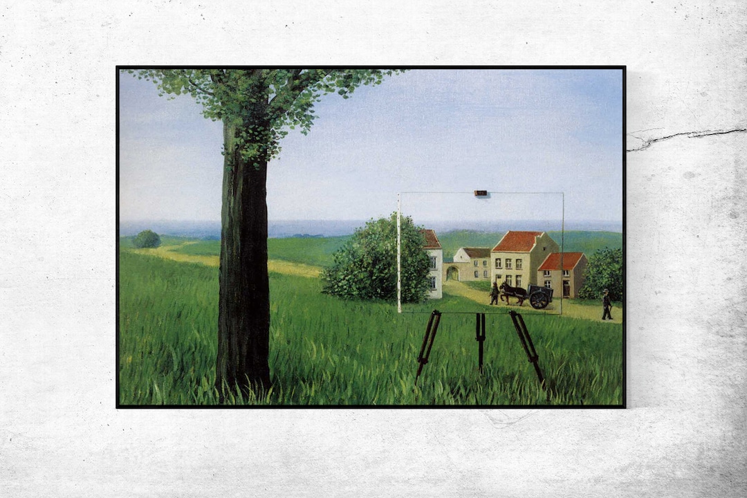 La Belle Captive-rene Magritte,home Office Decor,surrealist Art ...