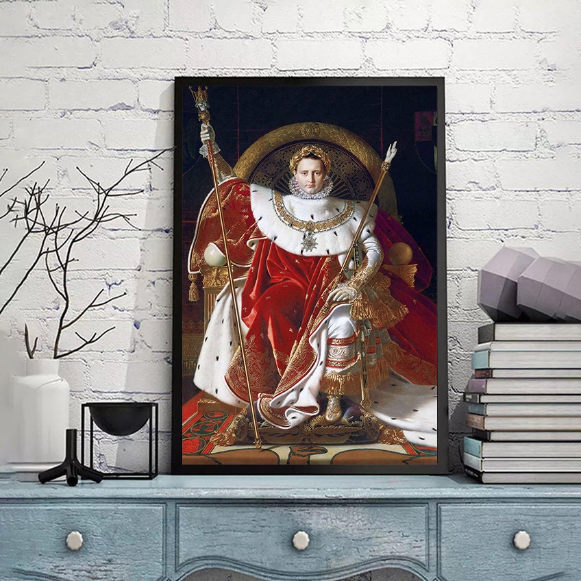 Napoleon Throne Napoleon On His Imperial Throne, 1806,