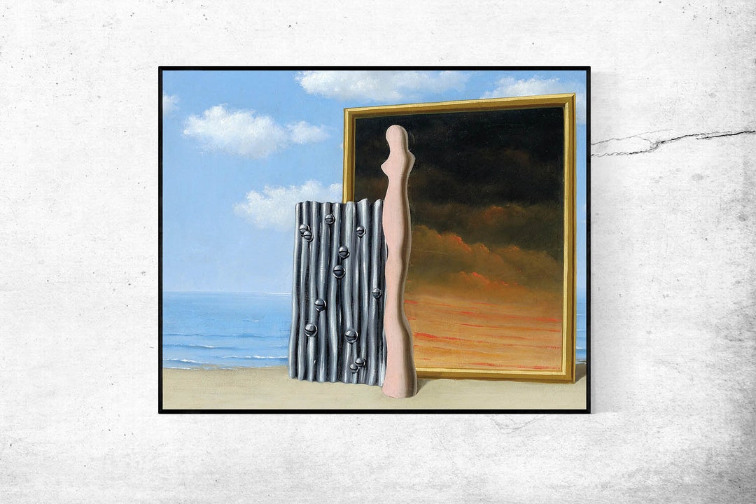 Composition on a Sea Shore-rene Magritte,office Decor,surrealist Art ...