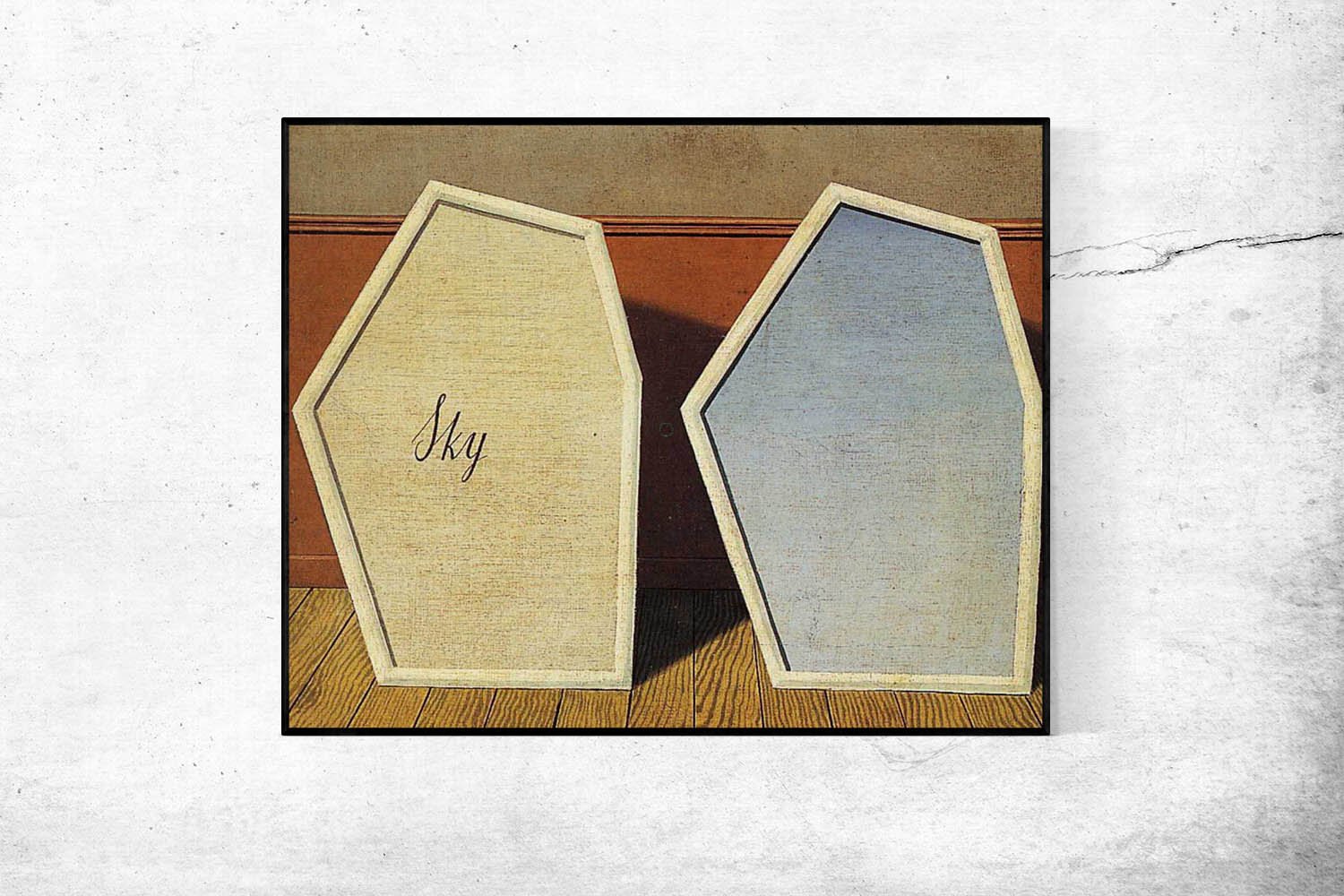 Palace of Curtains-rene Magritte,home Office Decor,surrealist Art ...