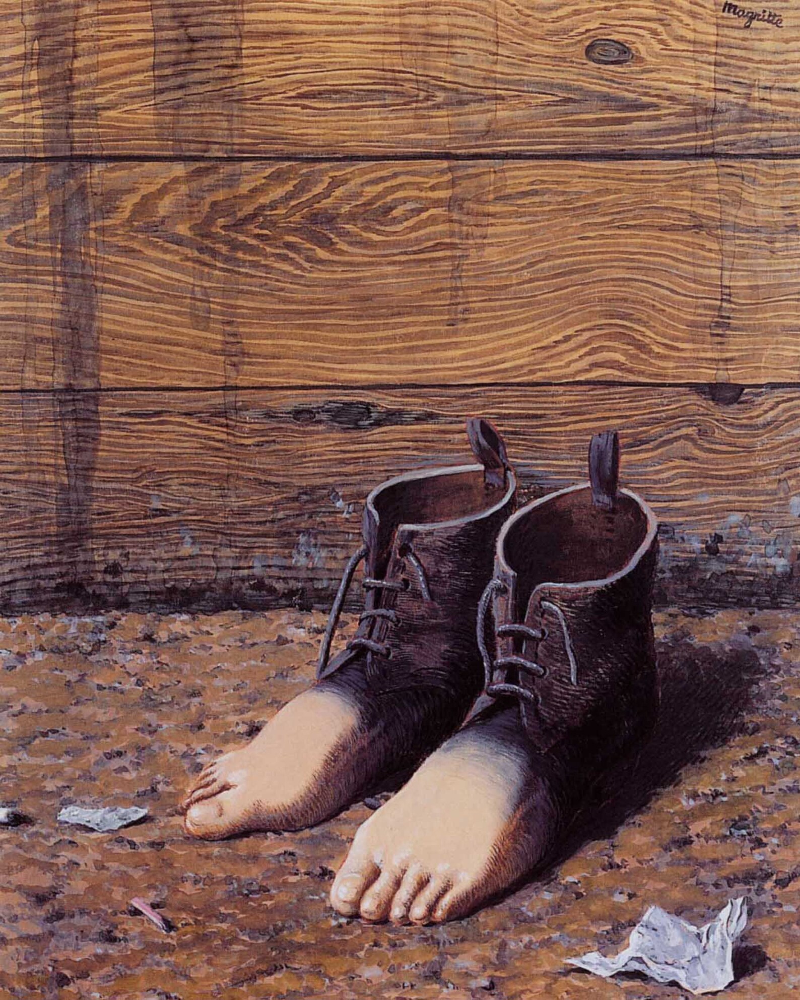 The Red Model -rene Magritte,home Office Decor,surrealist Art,abstract ...