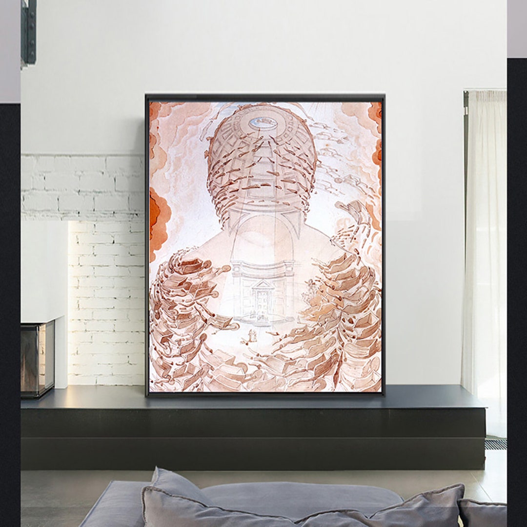 The-wheelbarrow-pantheon-salvador Dali,home Office Decor,exhibition ...
