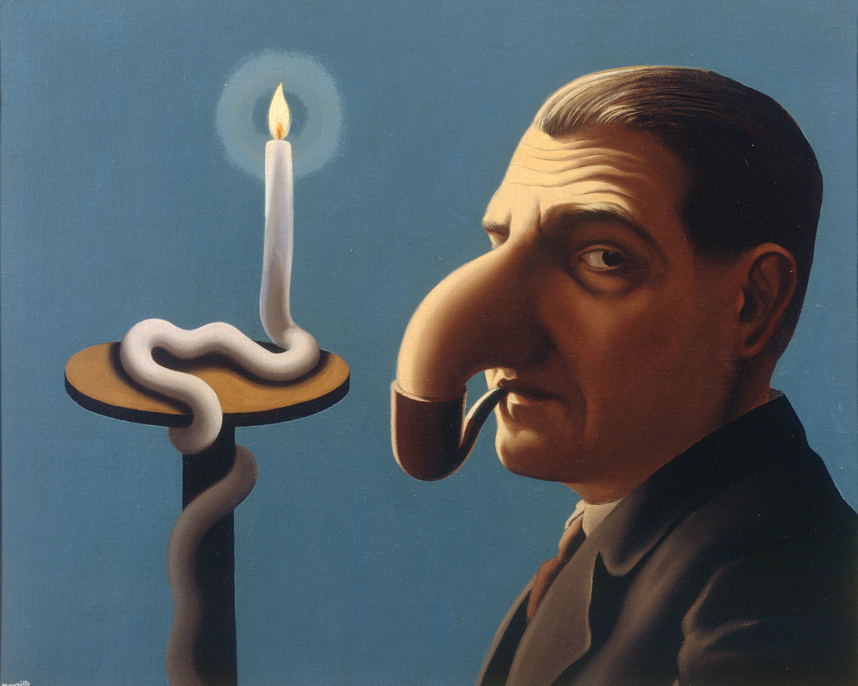 Philosopher's Lamp-rene Magritte,home Office Decor,surrealist Art ...