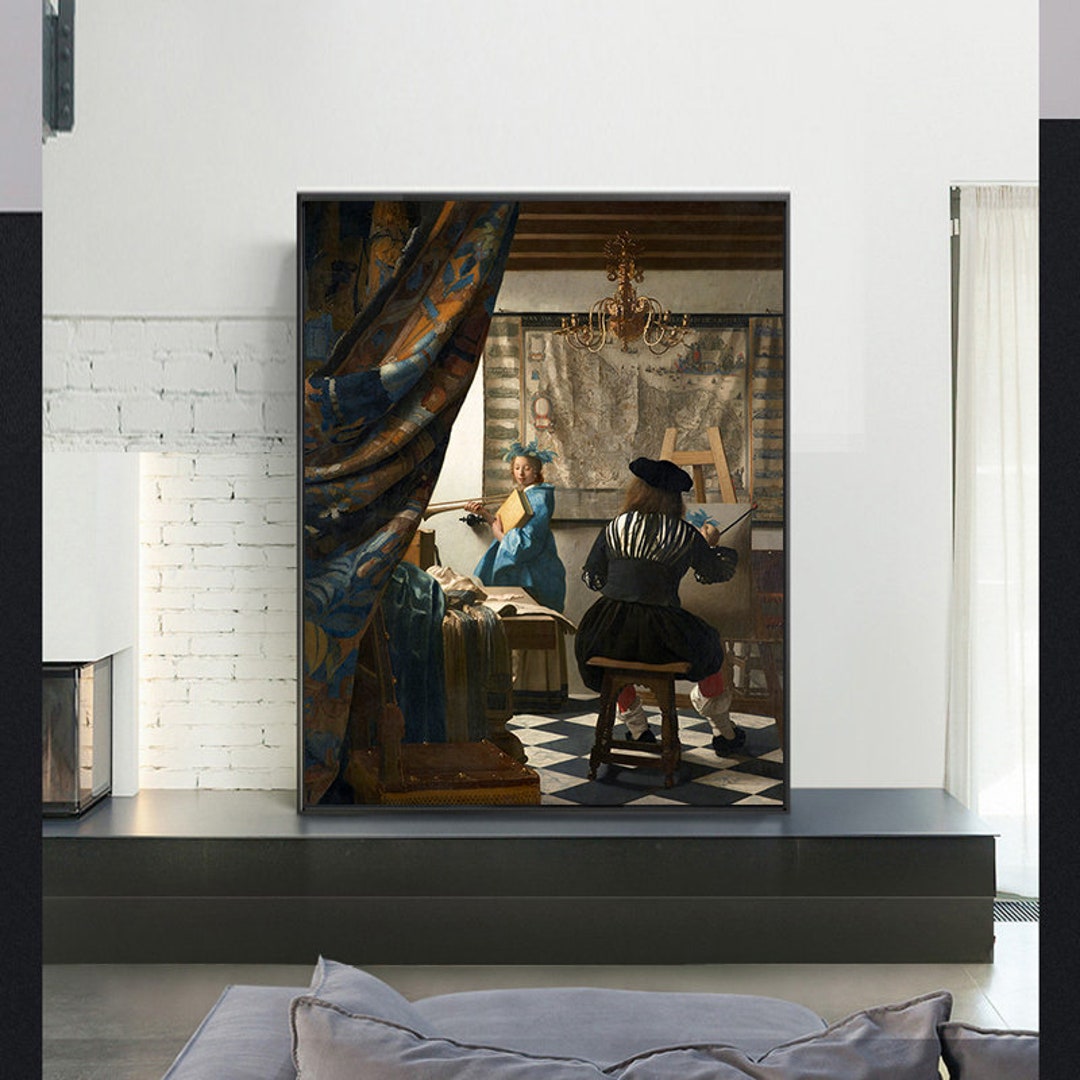 The Allegory of Painting,reproduction of a Classic Painting,antique Art ...