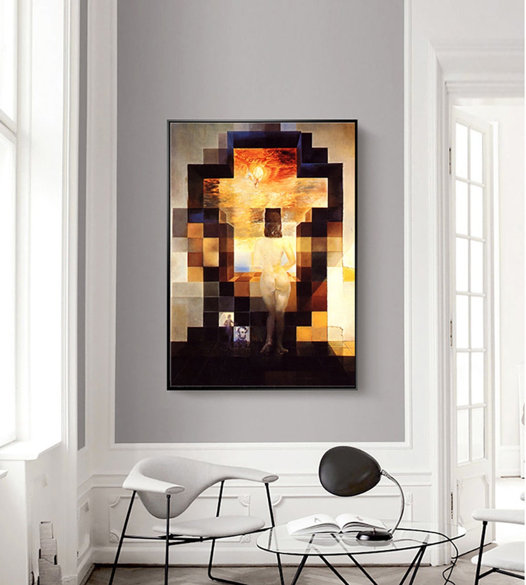 Gala-contemplating-the-mediterranean-sea-salvador Dali,,exhibition ...