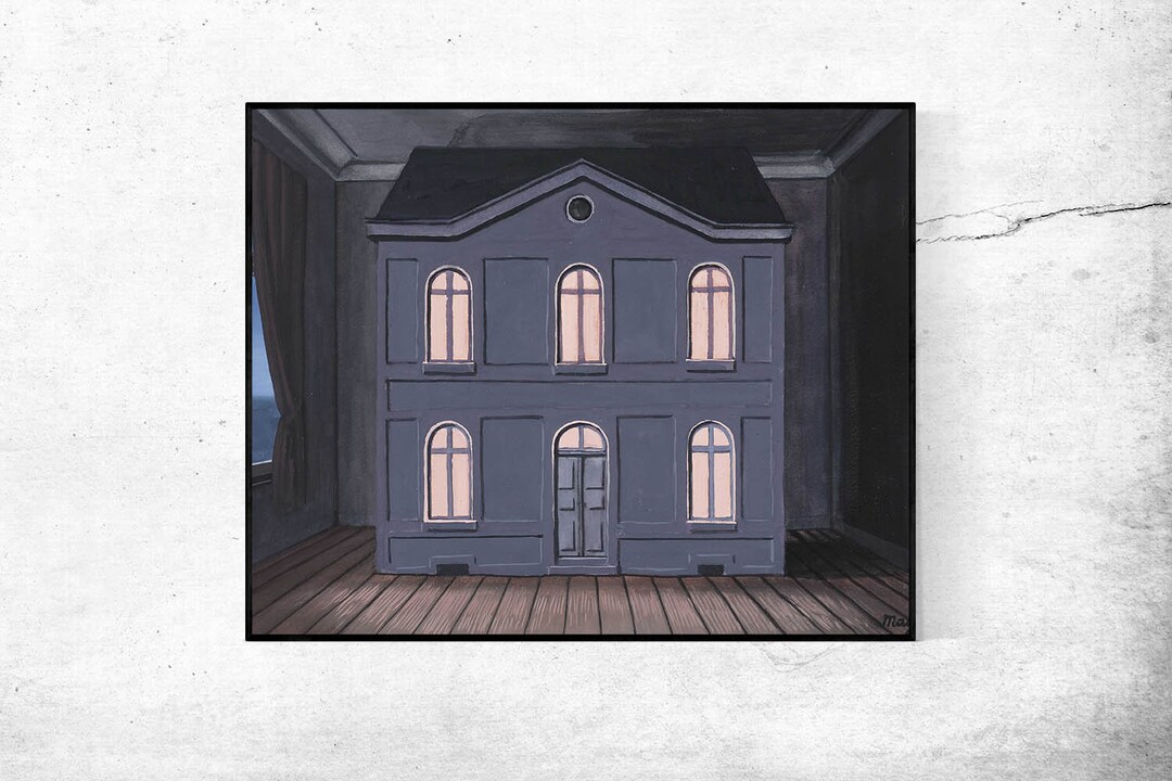 The Listening Room-rene Magritte,home Office Decor,surrealist Art ...