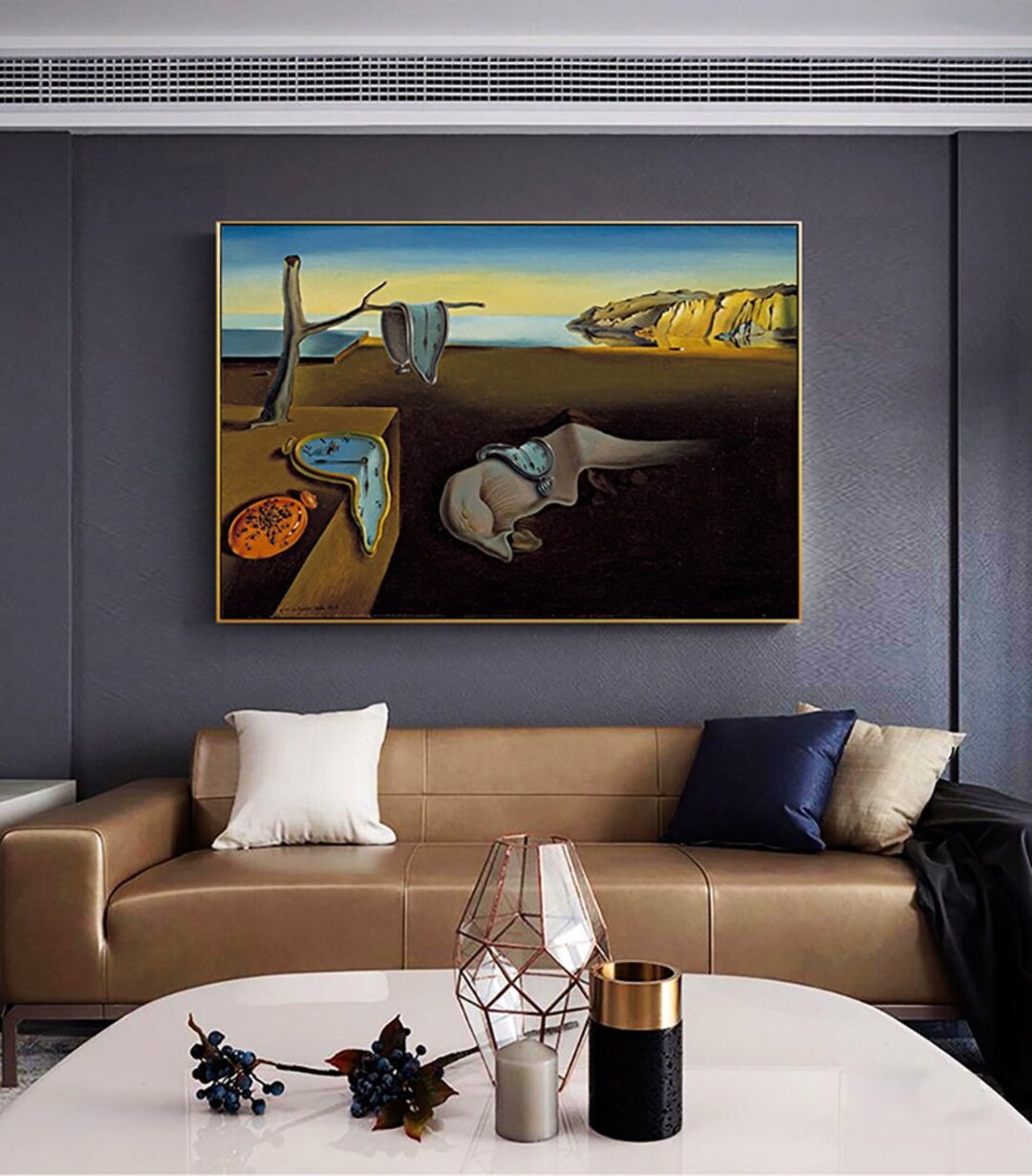 Persistence of Memory-salvador Dali,home Office Decor,exhibition Poster ...