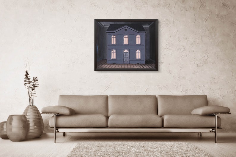 The Listening Room-rene Magritte,home Office Decor,surrealist Art ...
