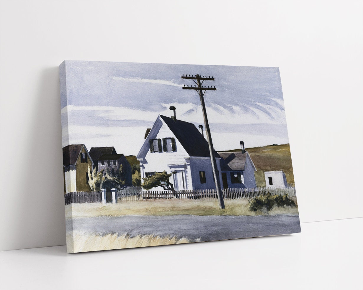 Lombard's House-edward Hopper,home Office Decor,exhibition Poster ...