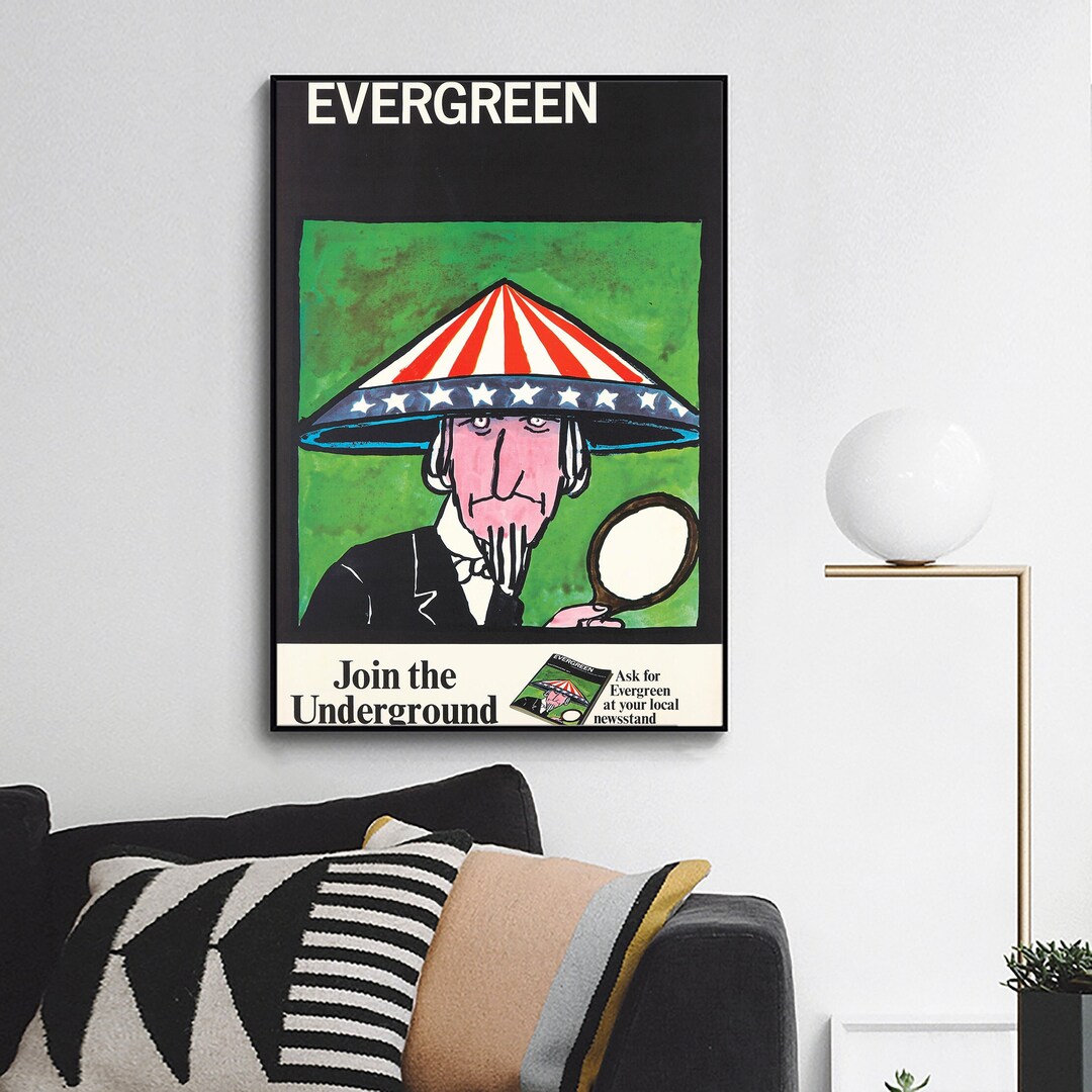 Tomi Ungerer Evergreen Review Poster, 1967-exhibition Poster ,wall ...