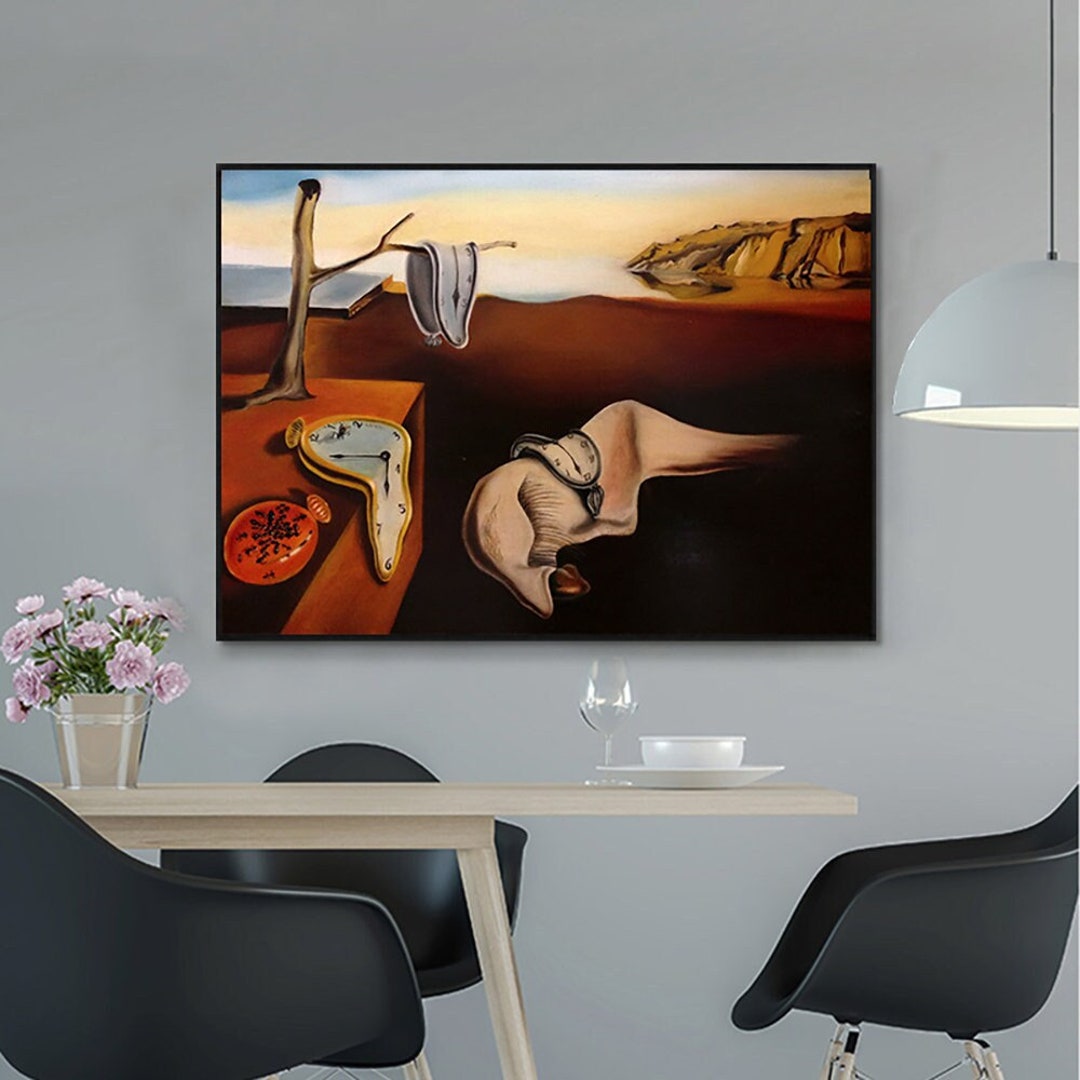 A-crazy-genius-salvador Dali,home Office Decor,exhibition Poster ...