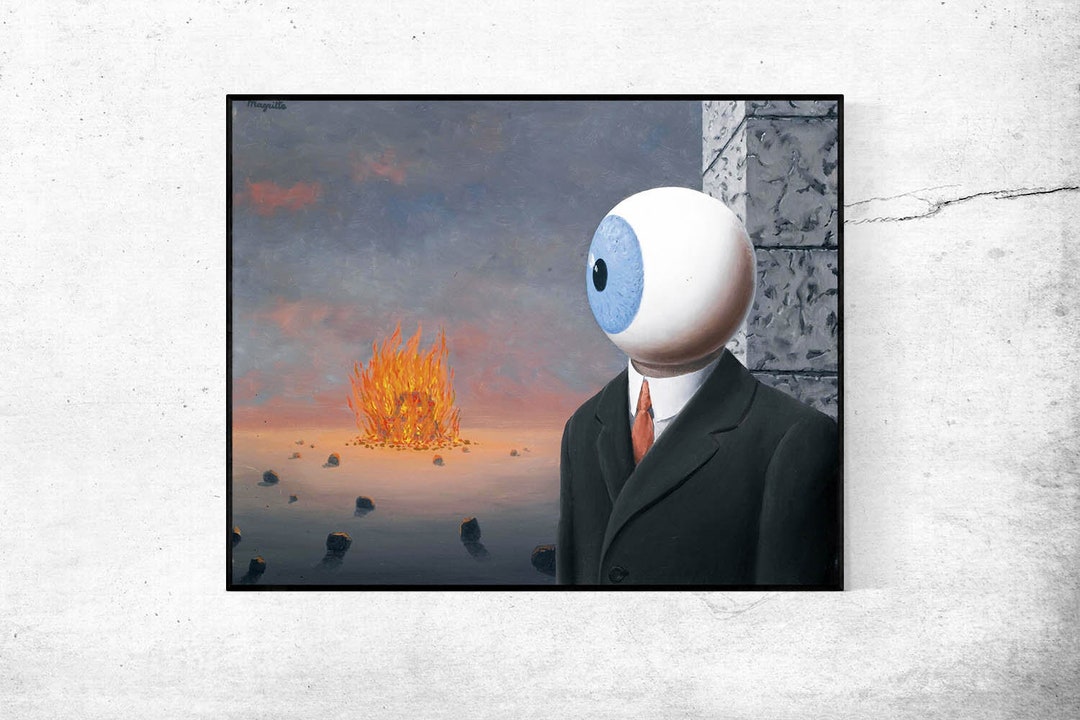 Mercy -rene Magritte,home Office Decor,surrealist Art,abstract Painting ...
