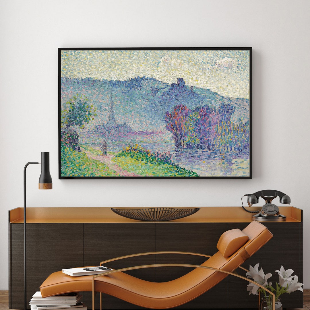 Les Andelys Chateau Gaillard Seine-henri Edmond Cross,impressionism ...