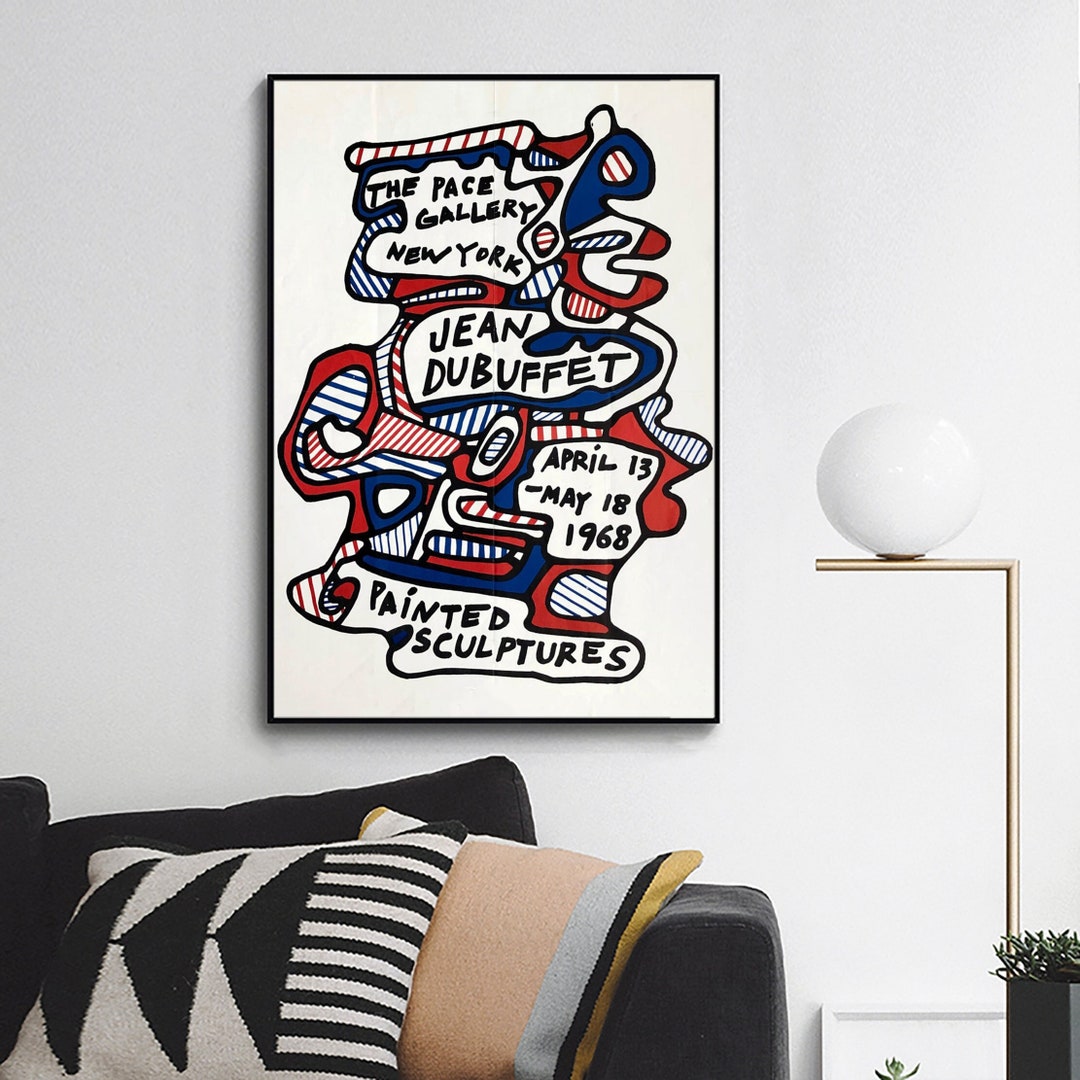 Jean Dubuffet,exhibition Poster Pace Gallery 1968-exhibition Poster ...