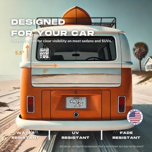 Jesus Loves You - Christian Car Vinyl Decal Bumper Sticker for Car ...