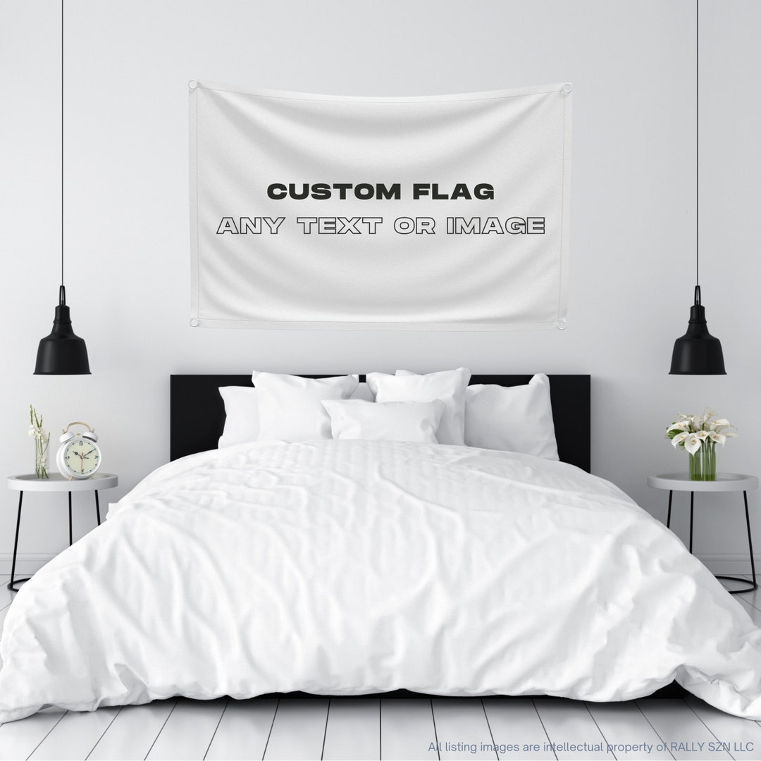 Custom Photo Flag Wall Decor & Backdrop Art 3X5 FT - Etsy