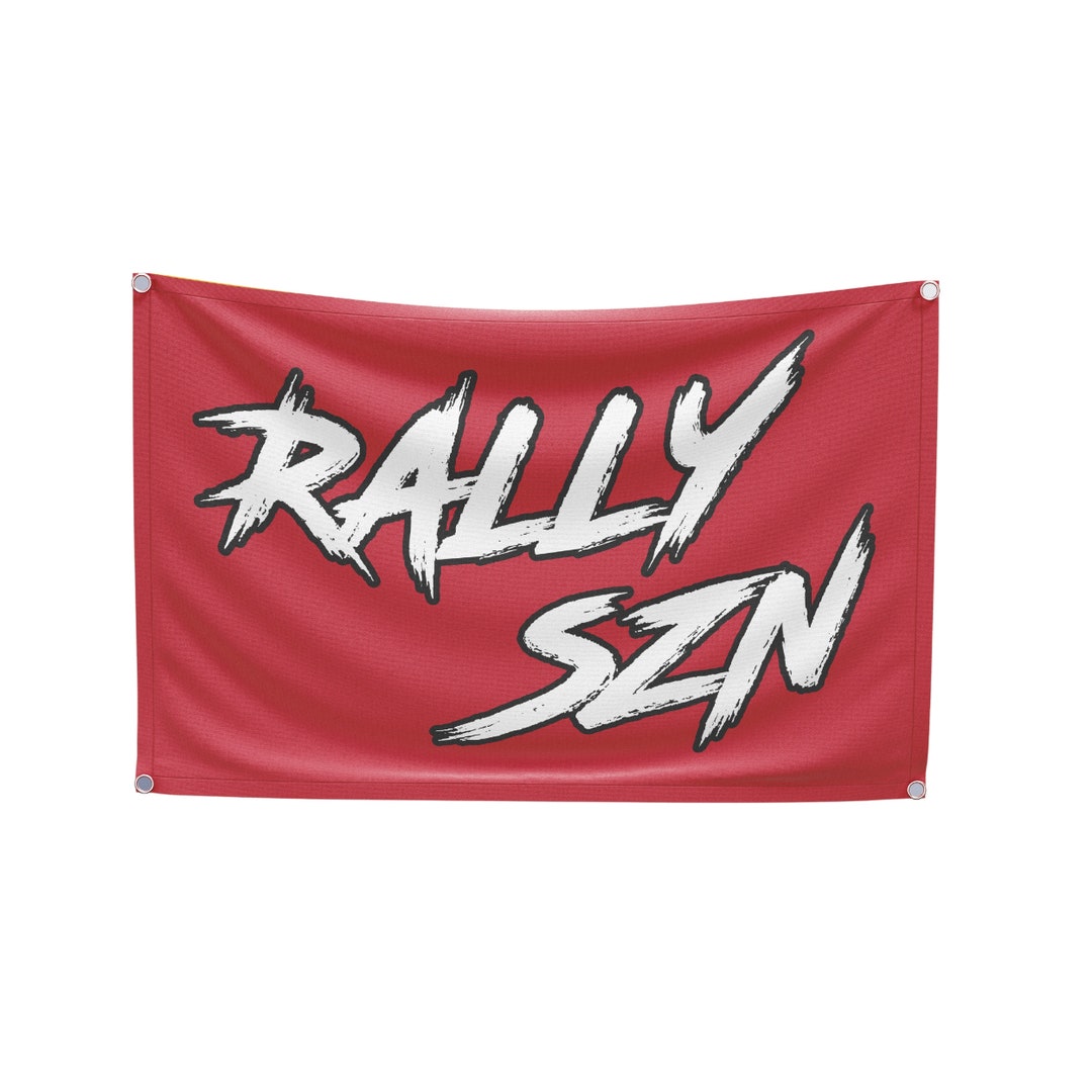 Rally Szn - Funny Flag Backdrop Wall Decor for College Dorm, Gym ...