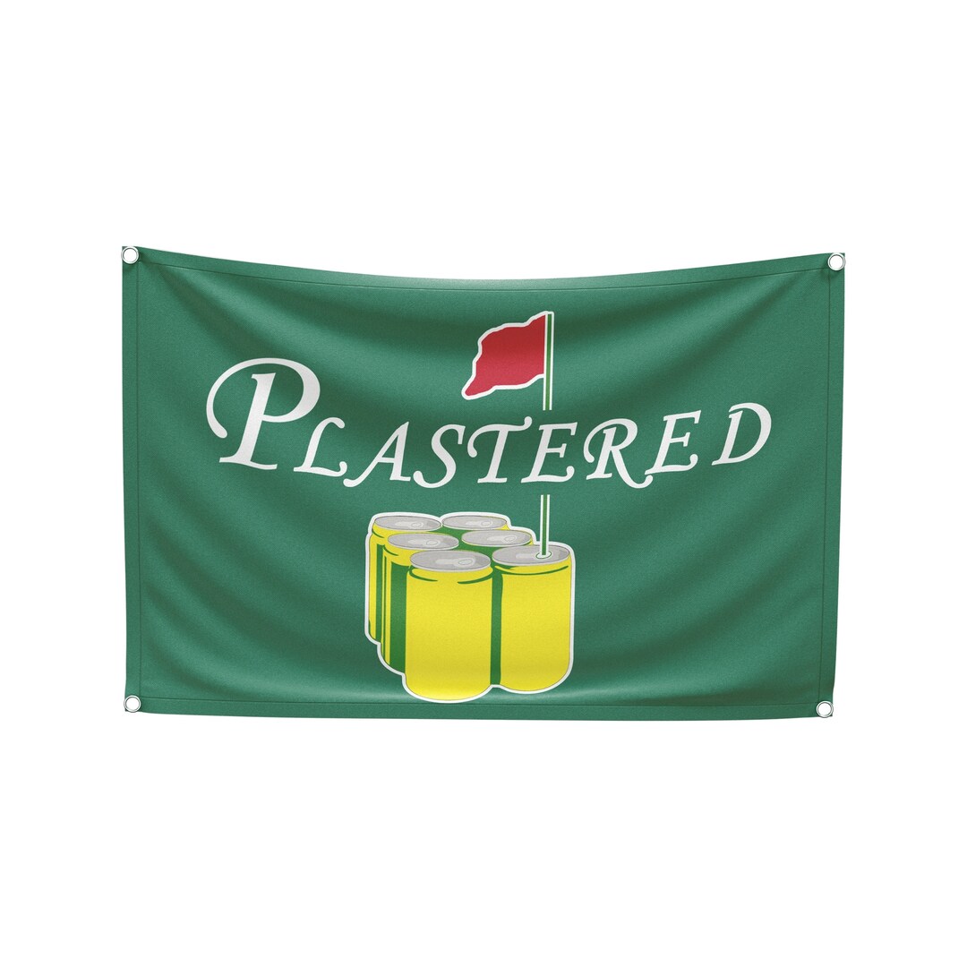 Plastered Masters Funny Flag Backdrop Wall Decor for College Dorm, Gym ...