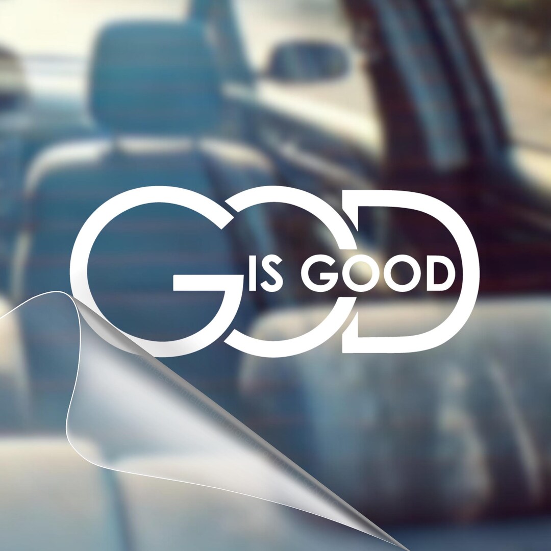 God is Good - Christian Car Vinyl Decal Bumper Sticker for Car, Wall ...