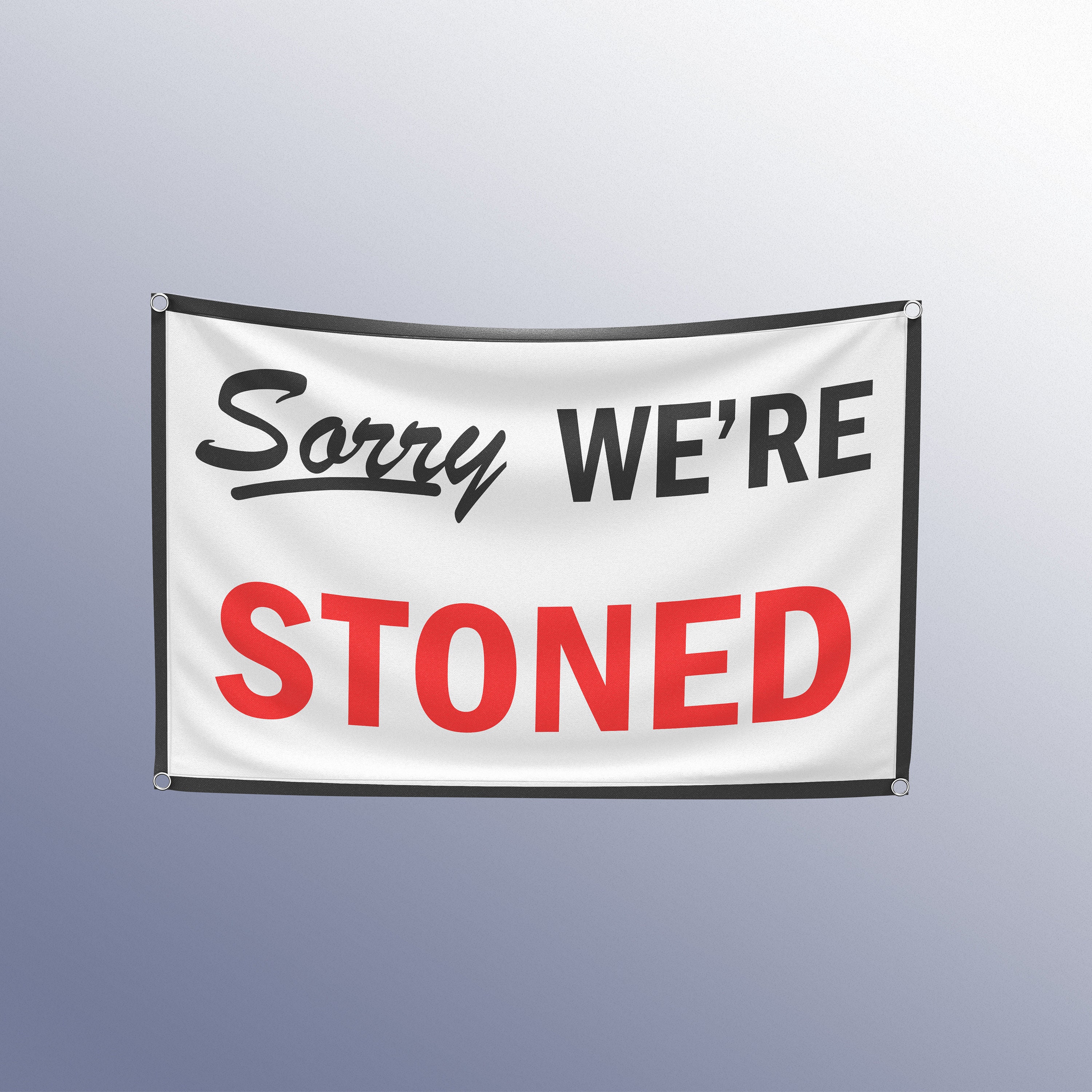 Sorry Were Stoned Tapestry - Etsy