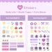 Lavender Planner Template With Stickers | Digital Printable Journal ...