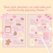 Cute Bear and Bunny Digital Sticker Bundle | Transparent Pre-cropped ...