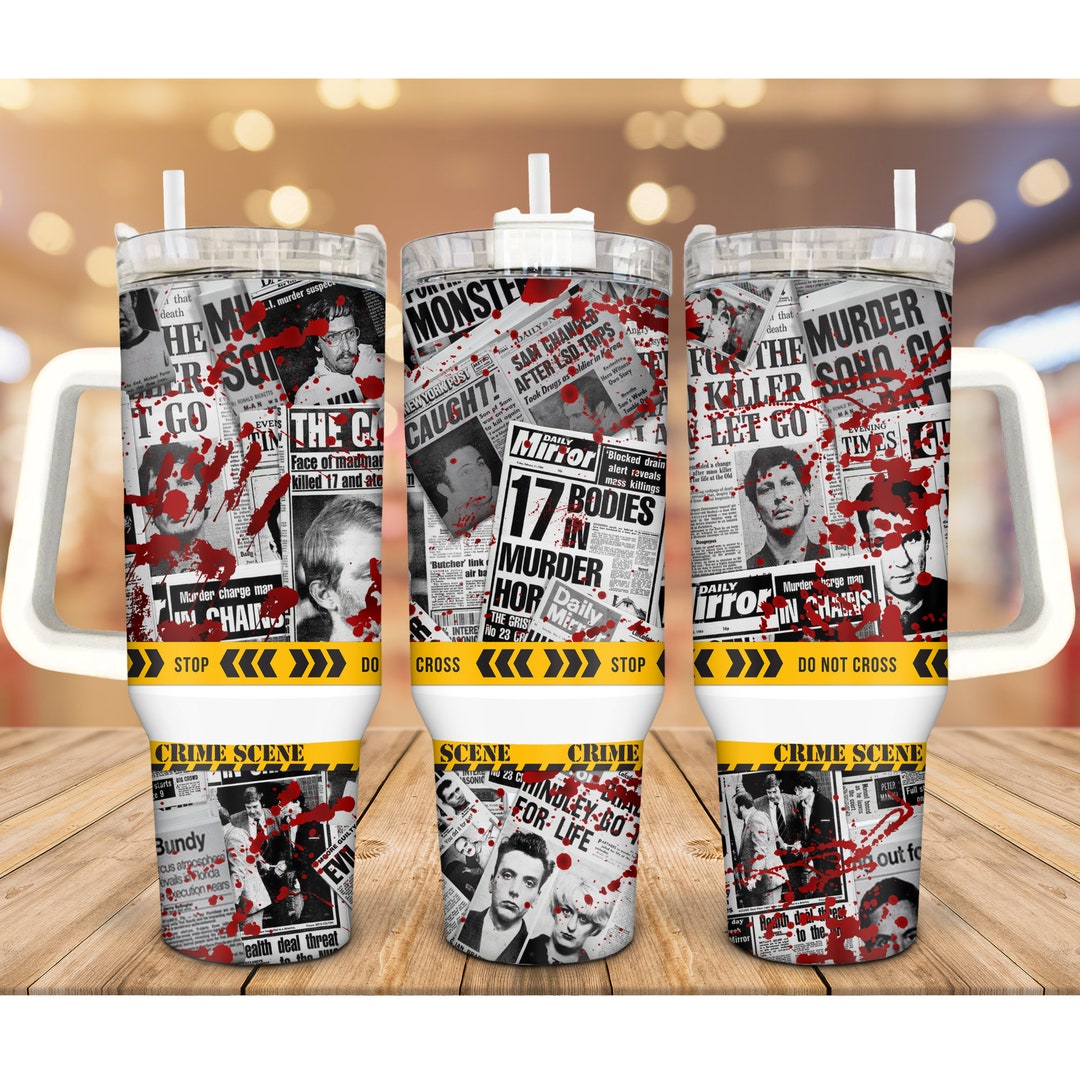 True Crime, 40 Oz Tumbler With Handle - Etsy