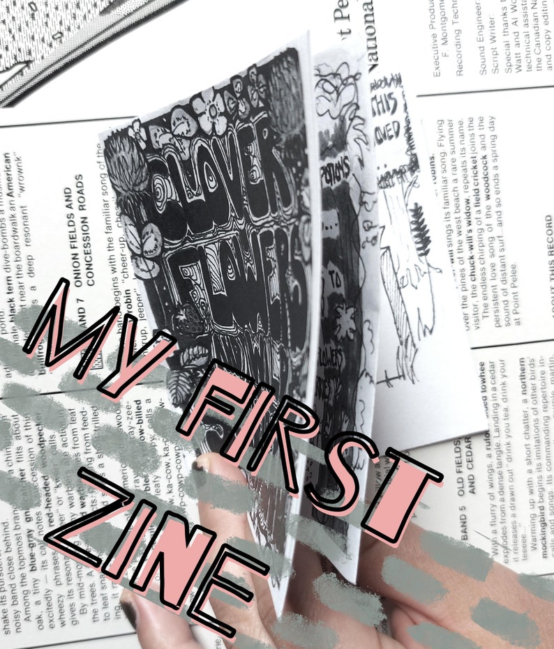 Zine clover Flowers and Wild Strawberries - Etsy Canada