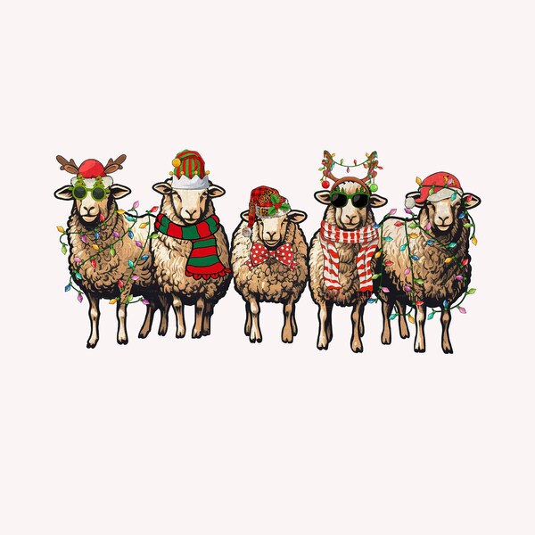 Christmas Sheep - Etsy
