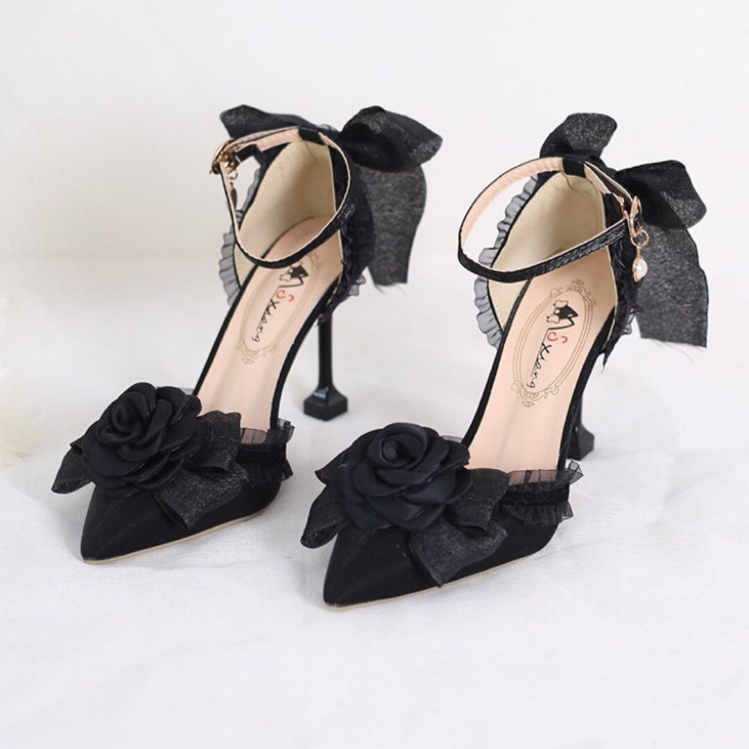 Shining Ribbon Bow High Heel Bride High Heel High Heels Paris - Etsy