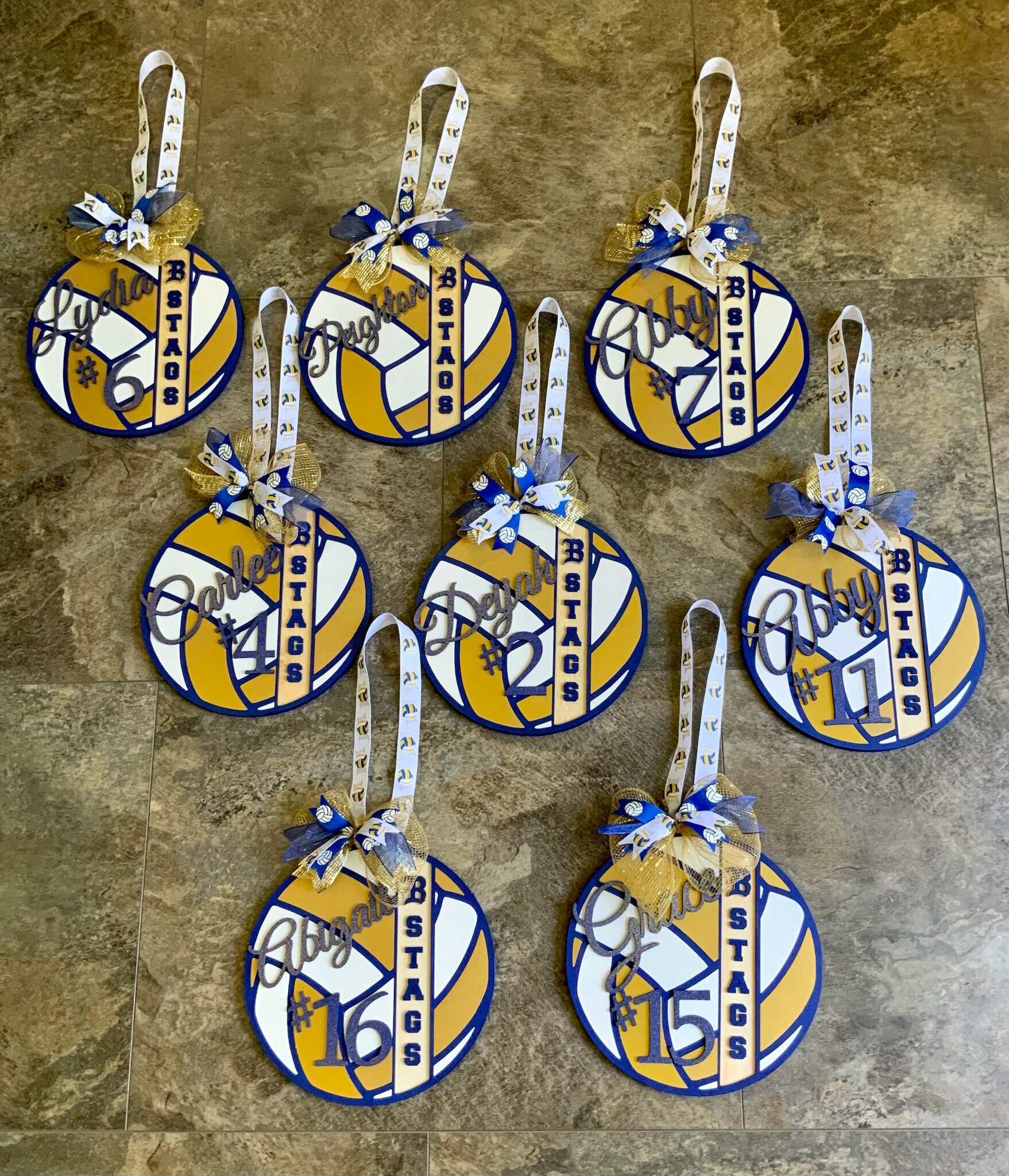 Volleyball Door Hanger - Etsy