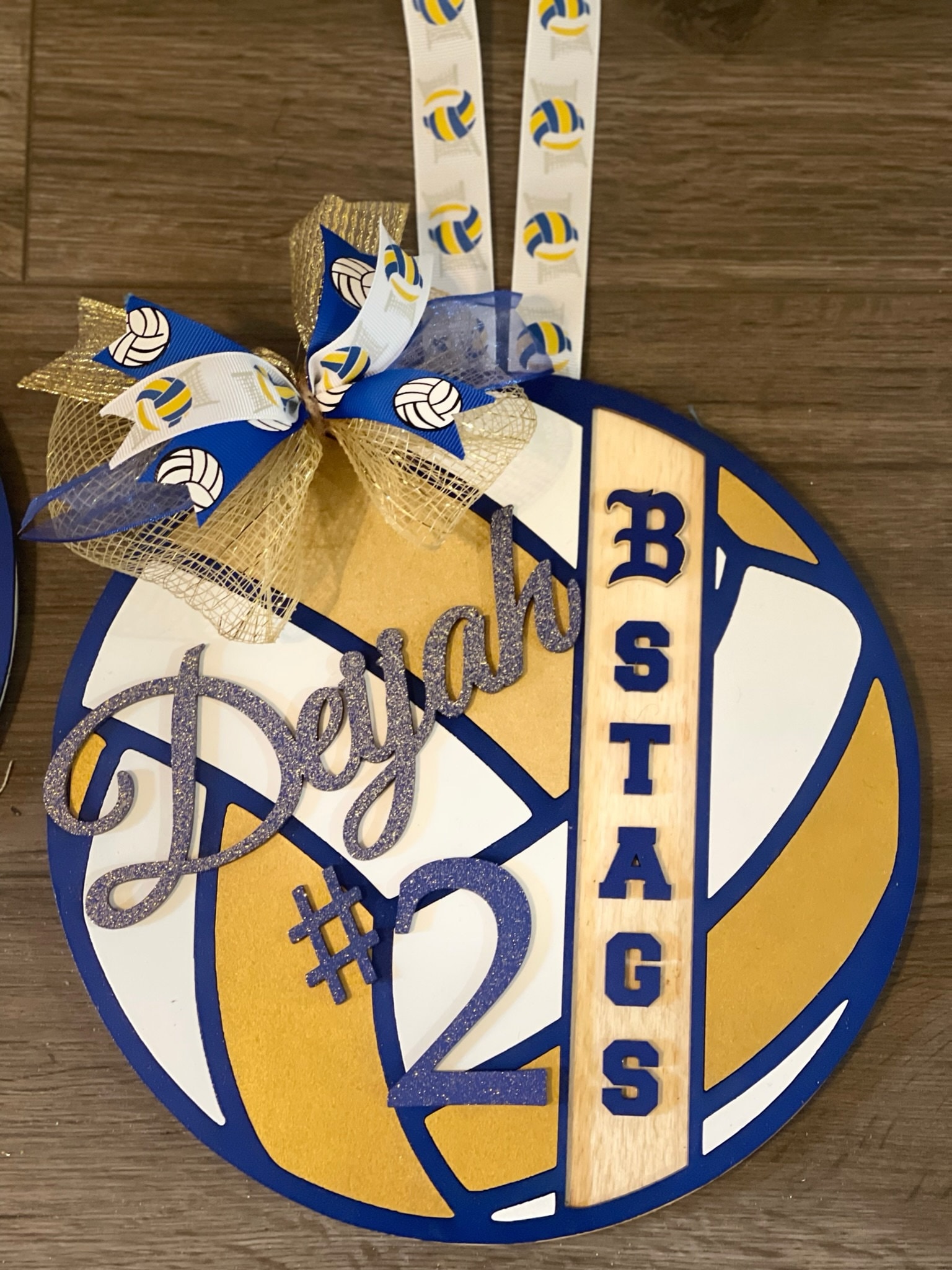 Volleyball Door Hanger - Etsy