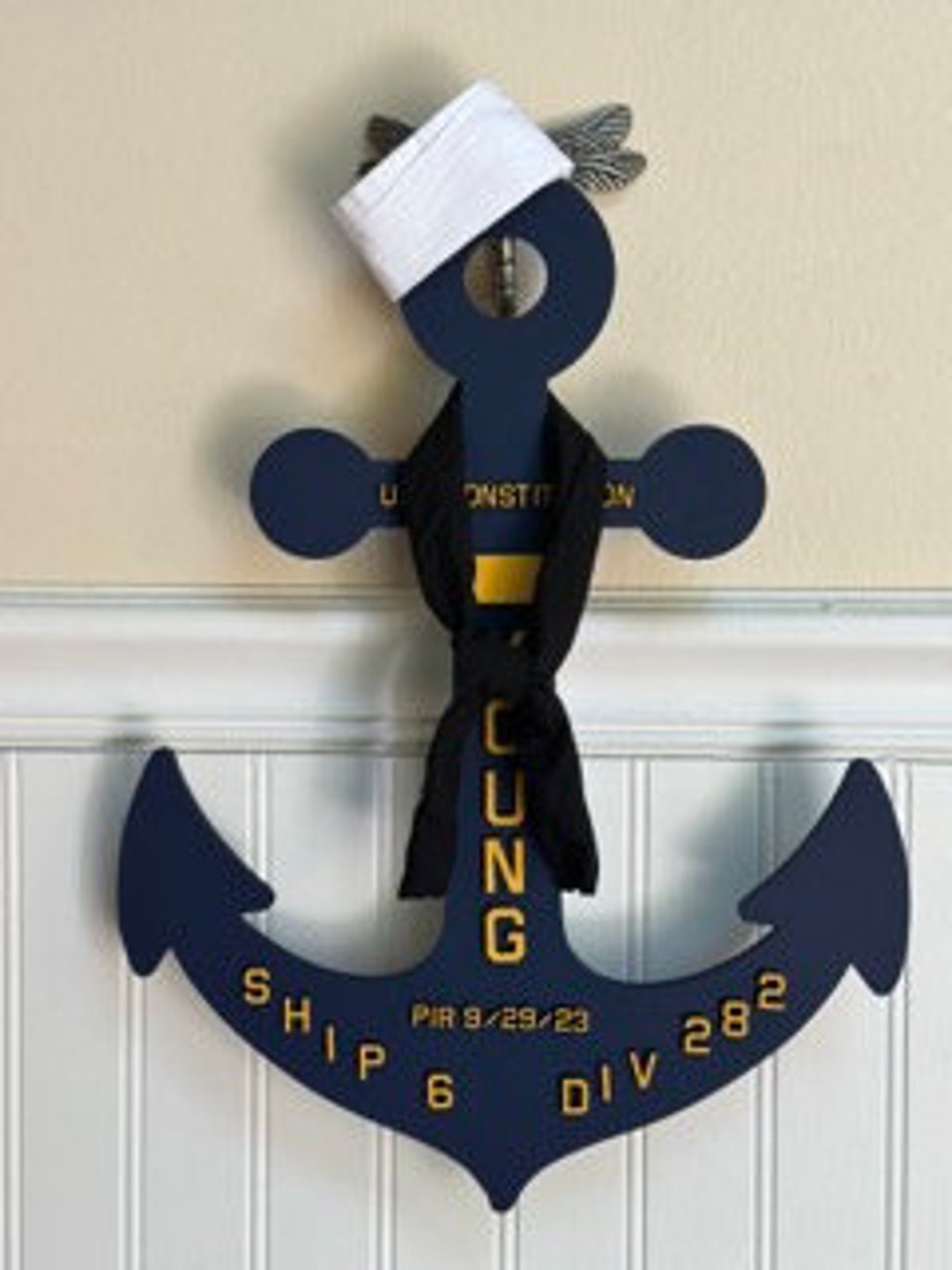 Custom Anchor Door Hanger - Etsy