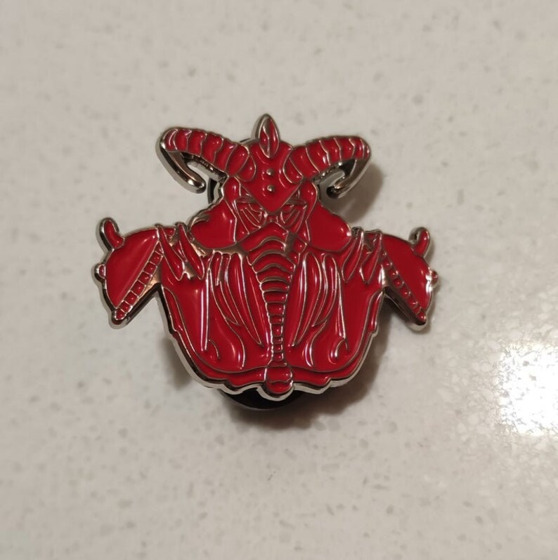 WCW Vader Mastodon Helmet Red Edition Enamel Lapel Pin - Etsy